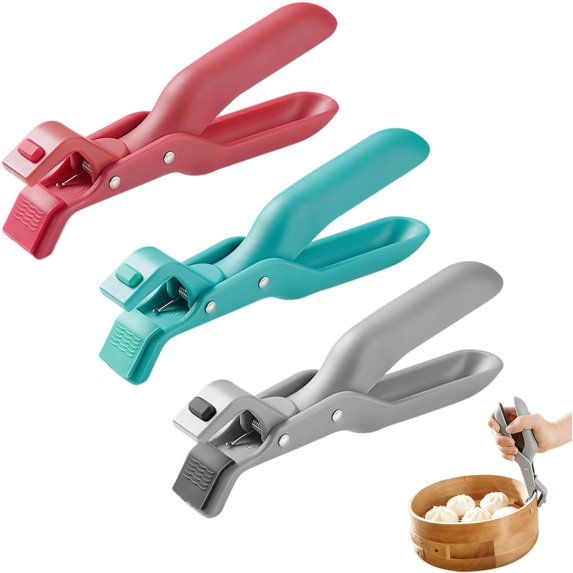 3 Pcs Hot Plate Grippers,Upgraded Multi Purpose Hot Plate Gripper, Anti ...