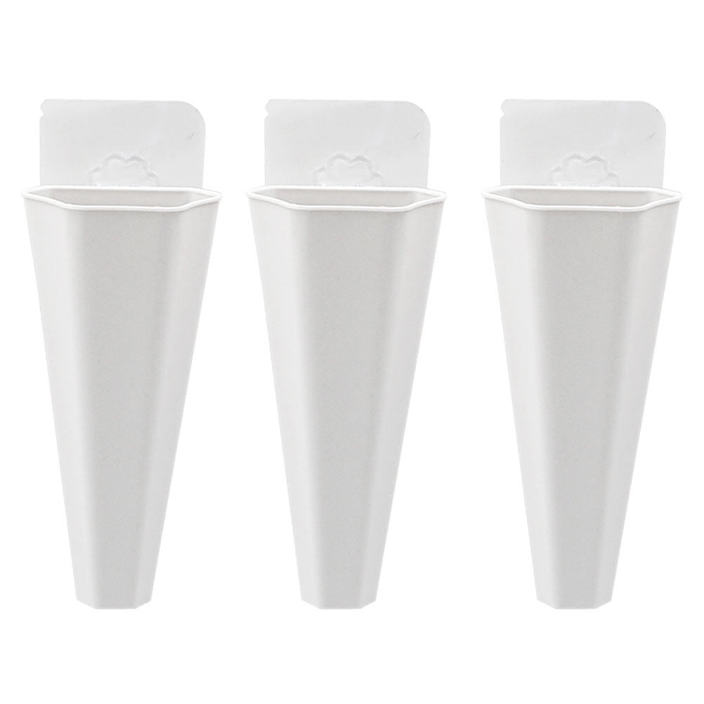 3 Pcs Hydroponic Wall-Mounted Flower Pot Flowerpot Floral Containers ...