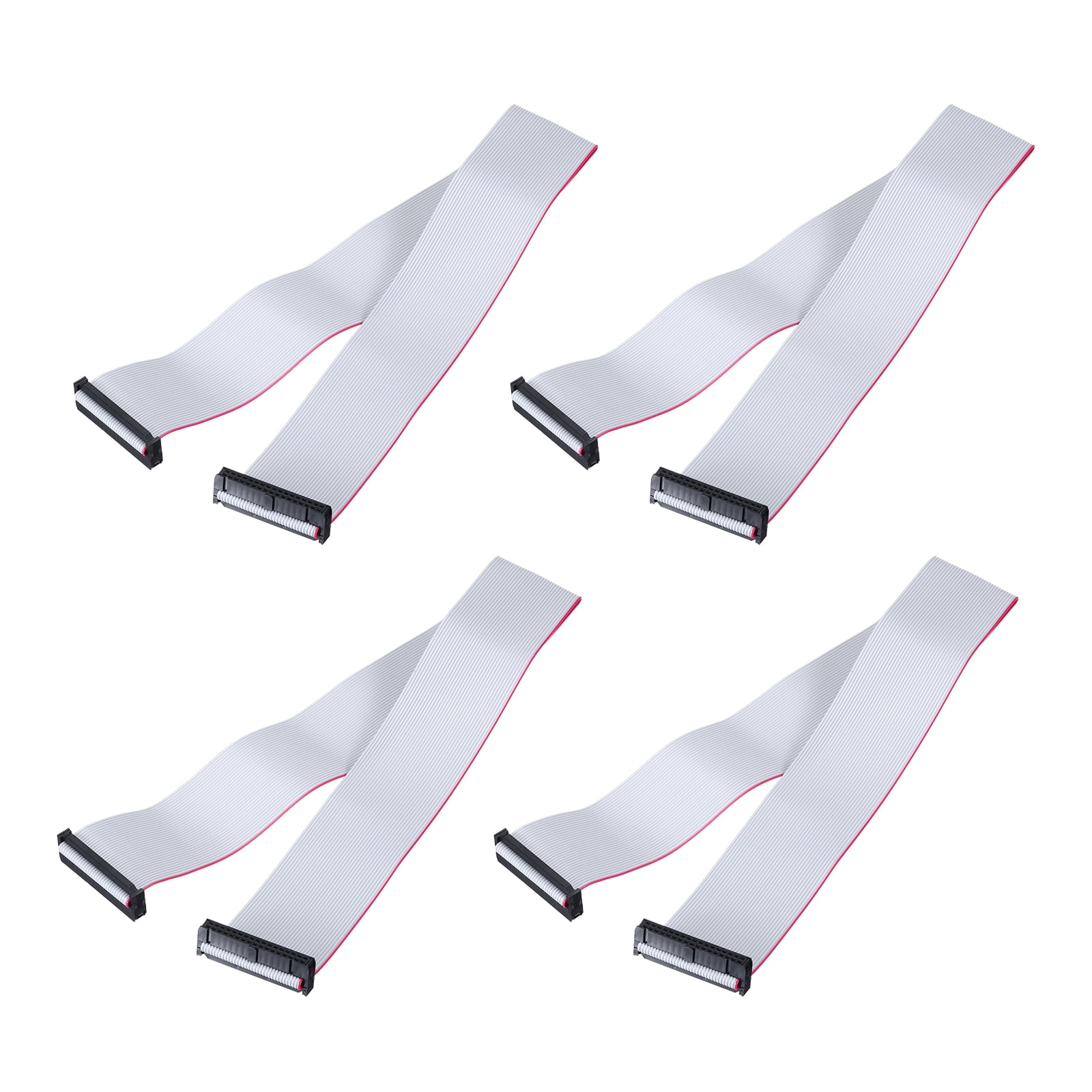 3 Pcs IDC Flat Ribbon Cable, 2.54mm Pitch 43mm Width 50cm Long 34 Pin FC to FC Flat Ribbon ...