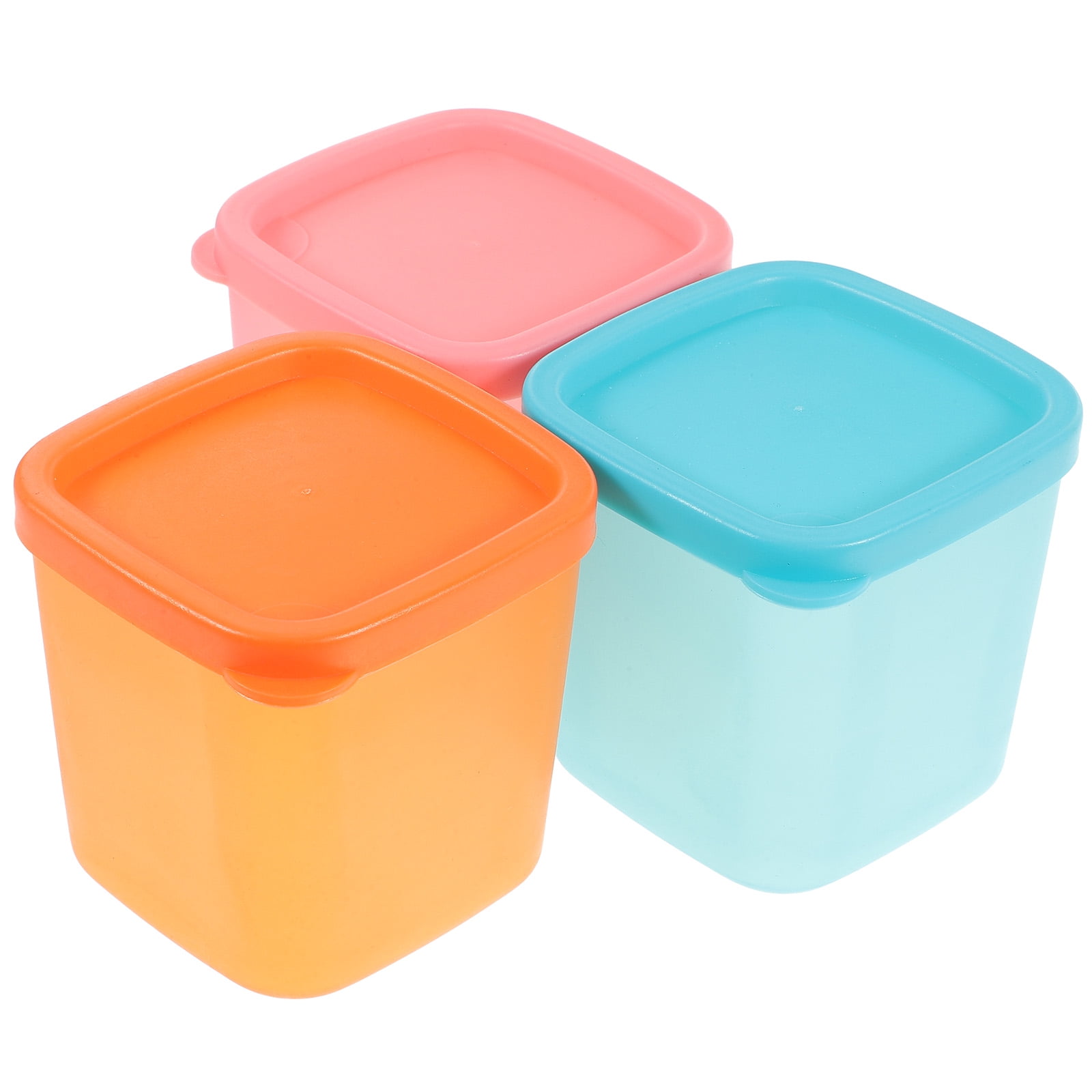 3 Pcs Ice Cream Box Container Freezer for Kitchen Food Storage Buckets ...