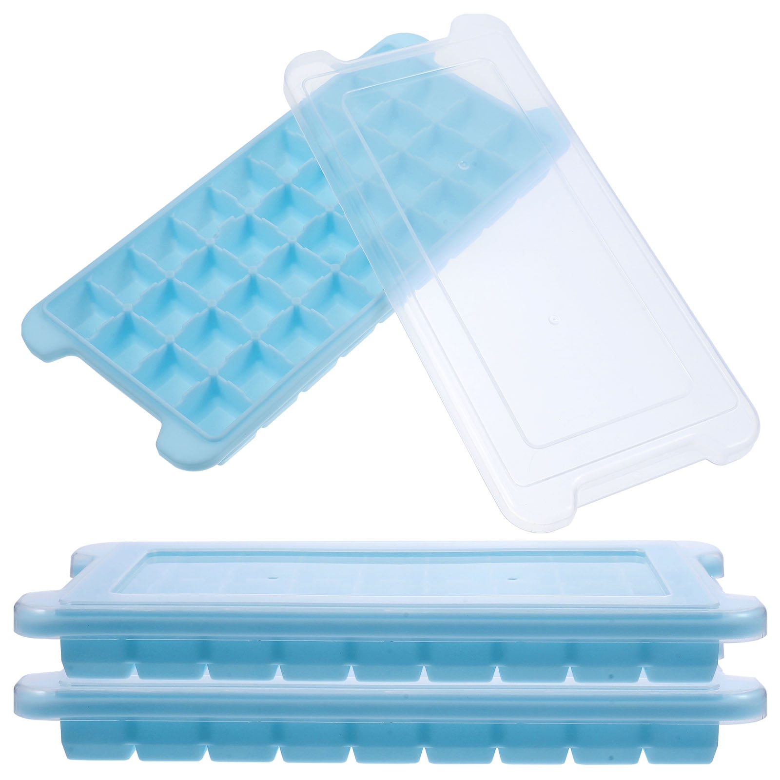 3 Pcs Ice Trays for Freezer Gummy Molds Cube Containers Convenient ...