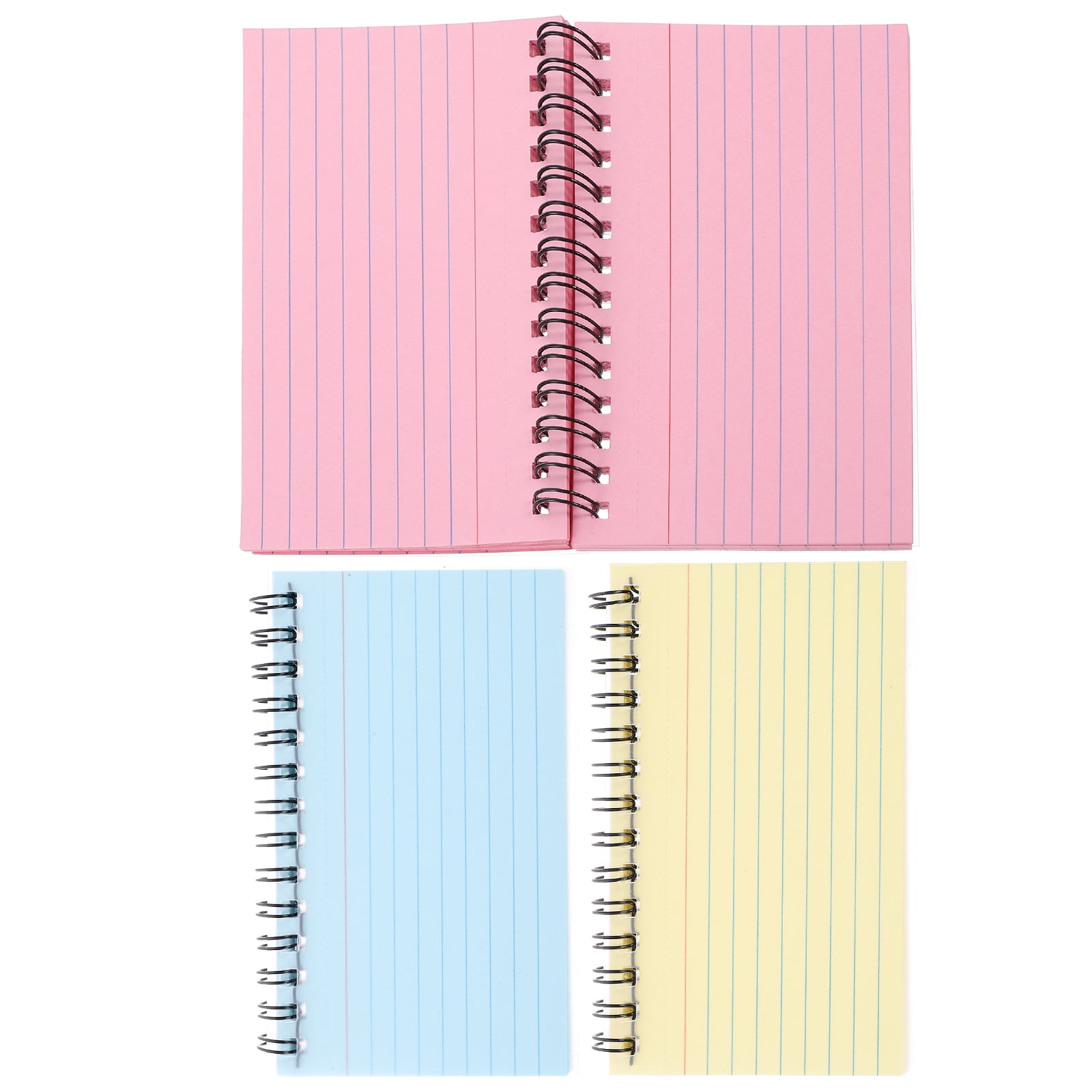 3 Pcs Index Cards with Case Small Notebooks Travel - Walmart.com