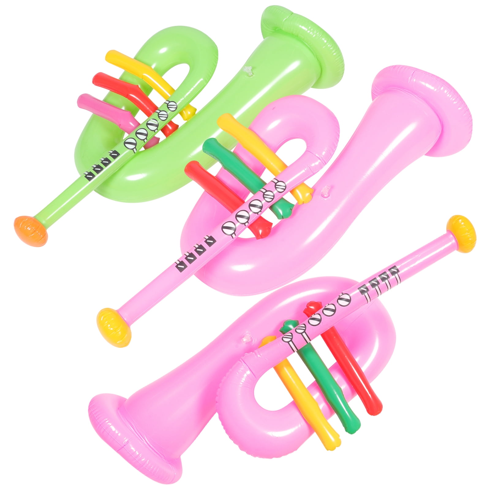 3 Pcs Inflatable Musical Instrument Tools Horn Party Props Toddler ...