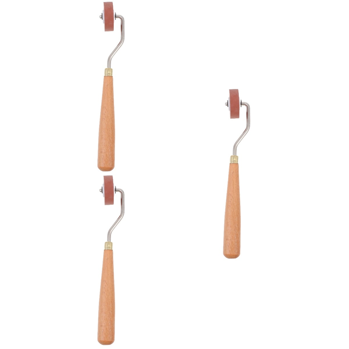 3 Pcs Ink Roller Rollers Rubber Roller Brayer Oil Painting Tool Vinyl ...