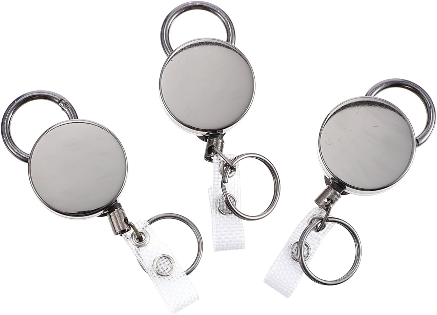 3 Pcs Key Chain Nurse BadgeHolders Heavy Duty Keychain Retractable ...