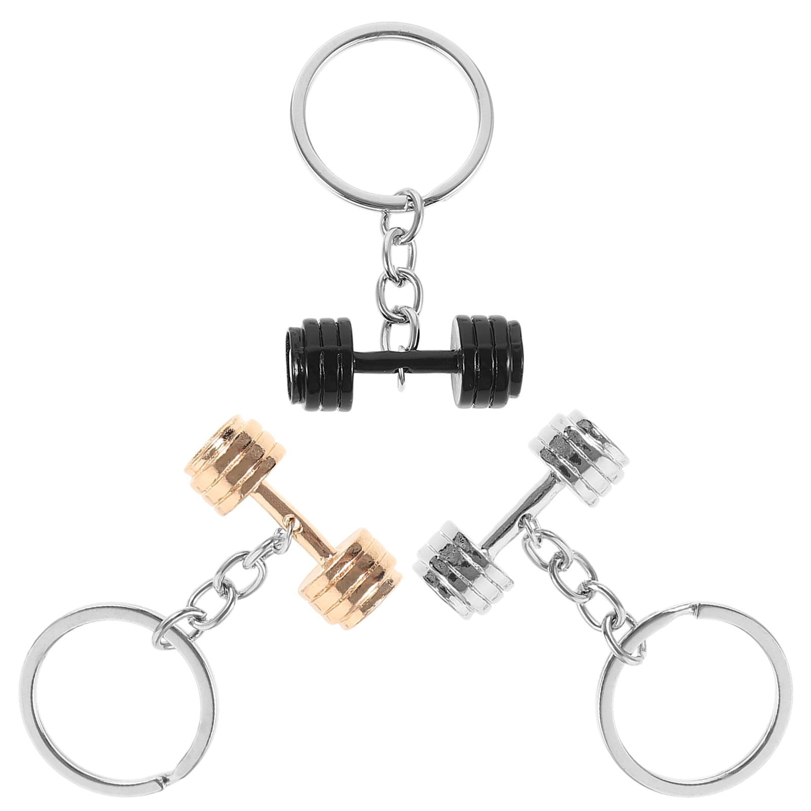 3 Pcs Keychain Funny Lanyard Fitness Compact Father Dad - Walmart.com