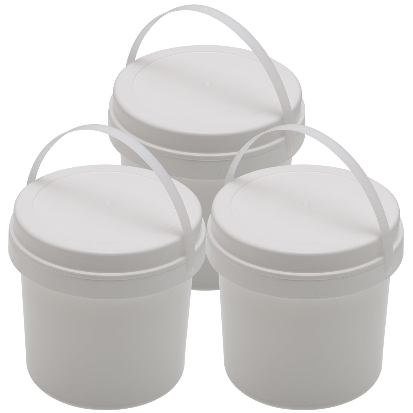 3 Pcs Kids Building Blocks Holder Vacuum Sealer Machine Buckets Child ...