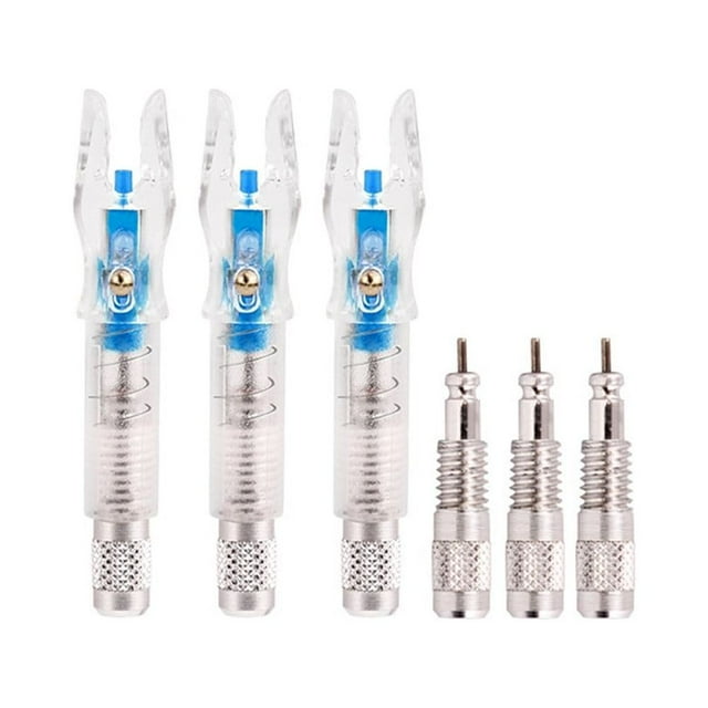 3 Pcs LED Automatically Arrow Lighted Nocks Tail ID6.2mm DIY Bow - Walmart.com