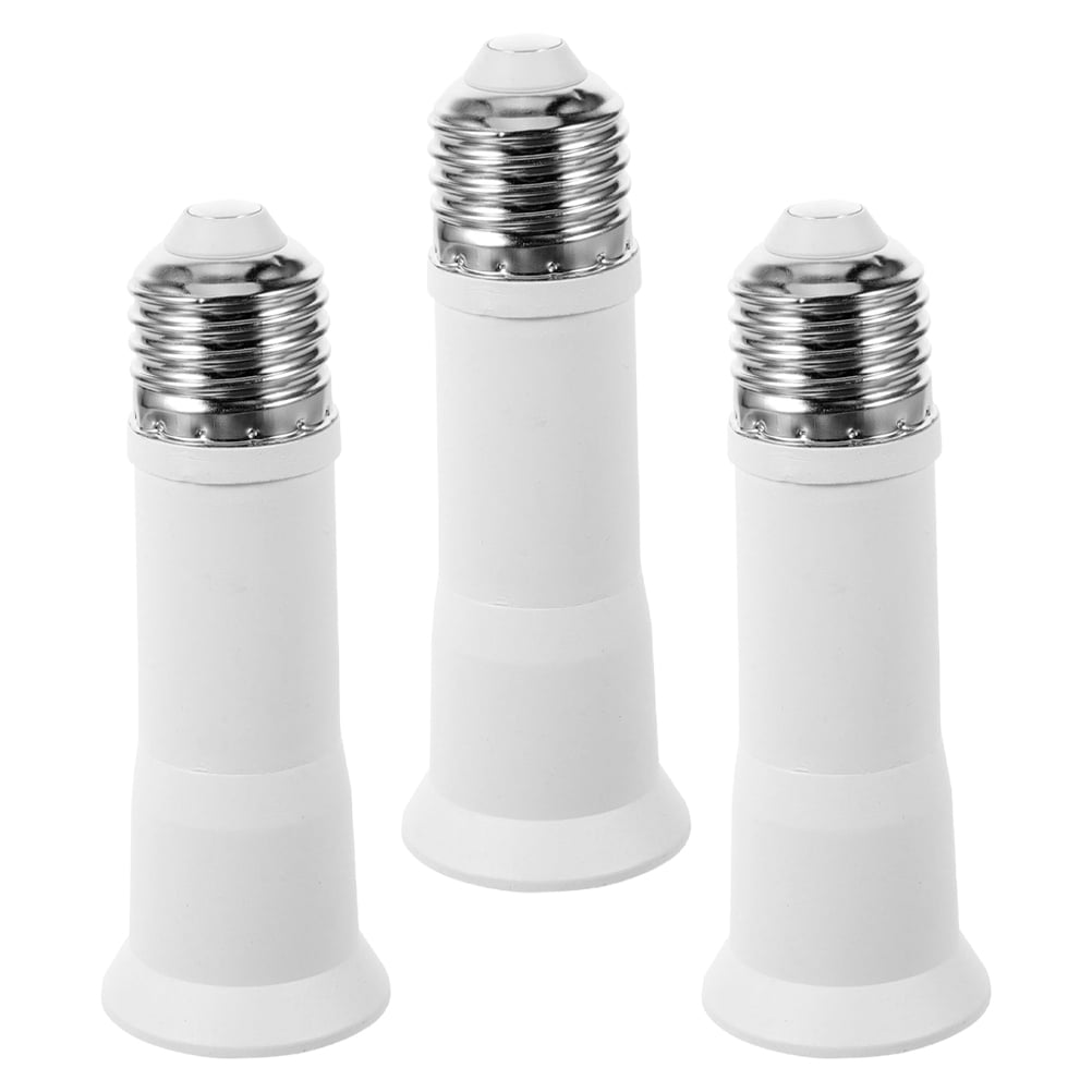 3 Pcs Lamp Adapter Lightbulb Outlet Extension Cords Socket Extender ...