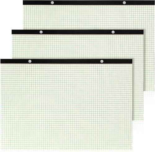 3 Pcs Large Engineering Graph Paper Grid Graph Paper Pad Giant Drafting ...