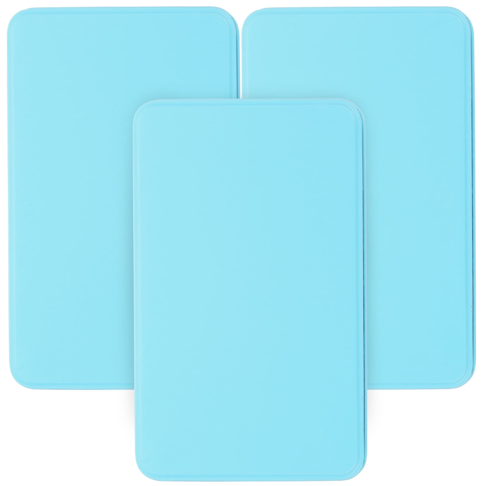 TABLZONE 3-Piece Tin Storage Boxes with Lids, Tinplate Packaging ...