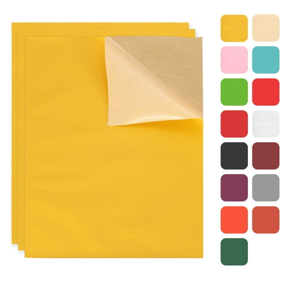 3 Pcs Leather Repair Patch 10"x12" Self-Adhesive Leather Vinyl Repair ...