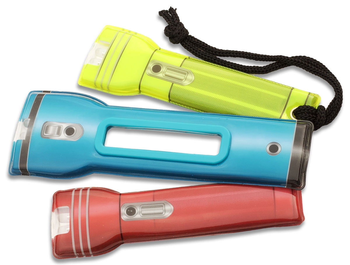 3 Pcs Led Flashlight 0.25 Inch Thin Flash Light, Flat Flashlight Set ...