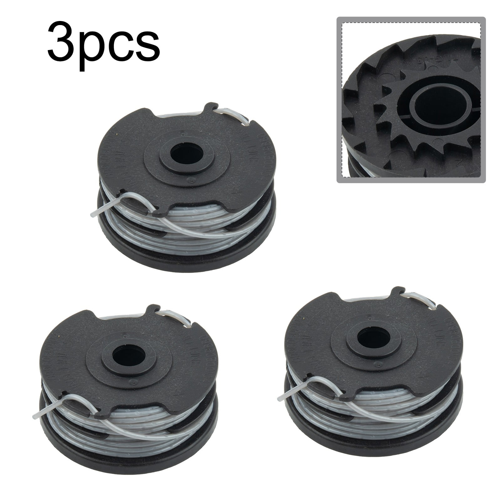 3 Pcs Line Spools For MOUNTFIELD FREEDOM MT48Li Trimmer Spare Part Spool Line Durable String ...