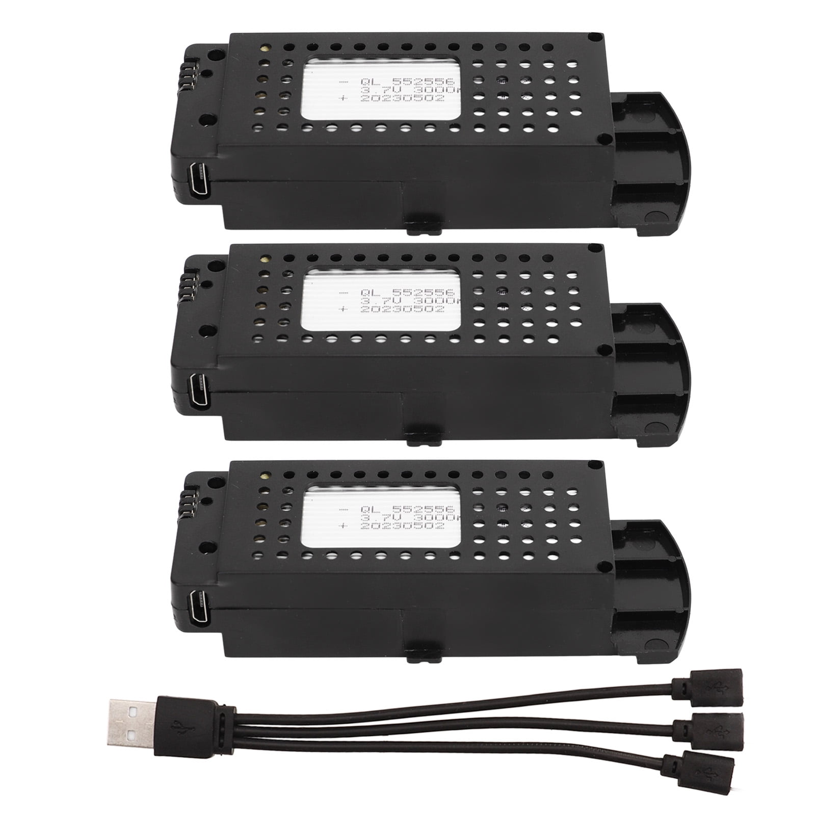 3 Pcs Lithium Battery for Remote Control Aircraft 3000mAh RC Aircraft ...