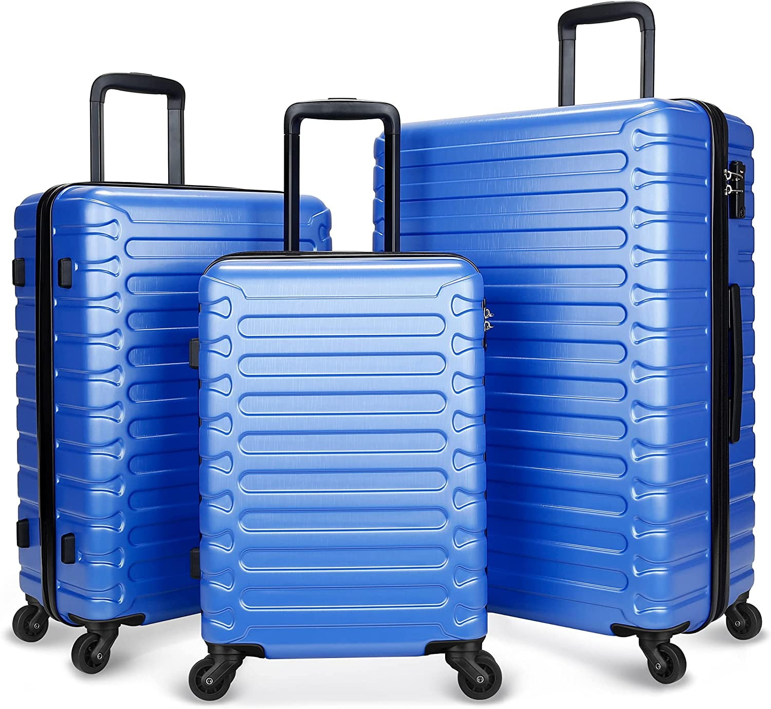 3 Pcs Luggage Set with TSA Lock, 28" expandable luggage, 24 in Hardside ...