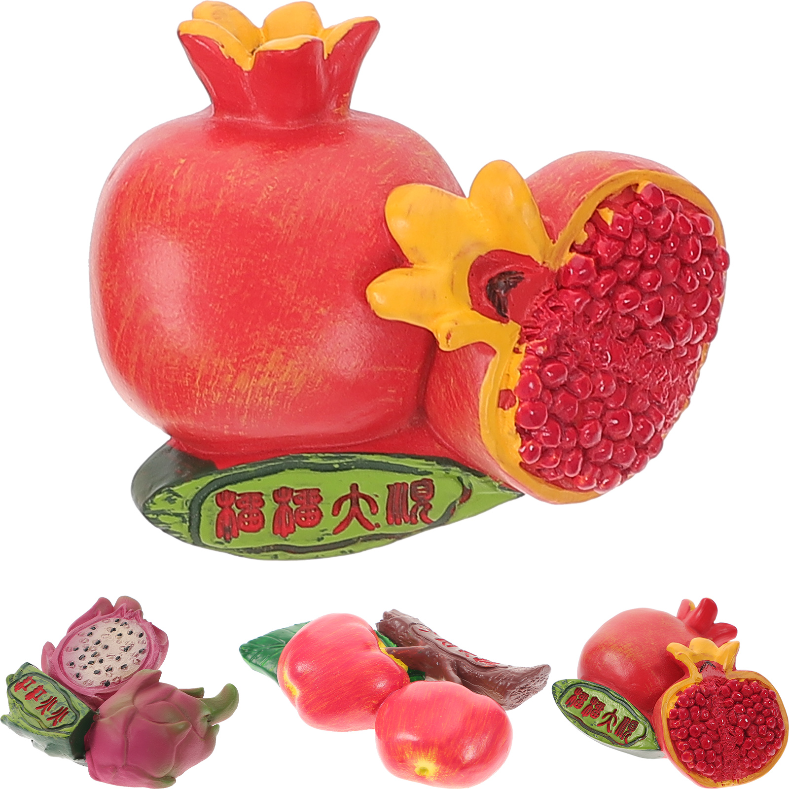 3 Pcs Magnet Resin Refrigerator Magnets for Whiteboard Fruit Fridge ...