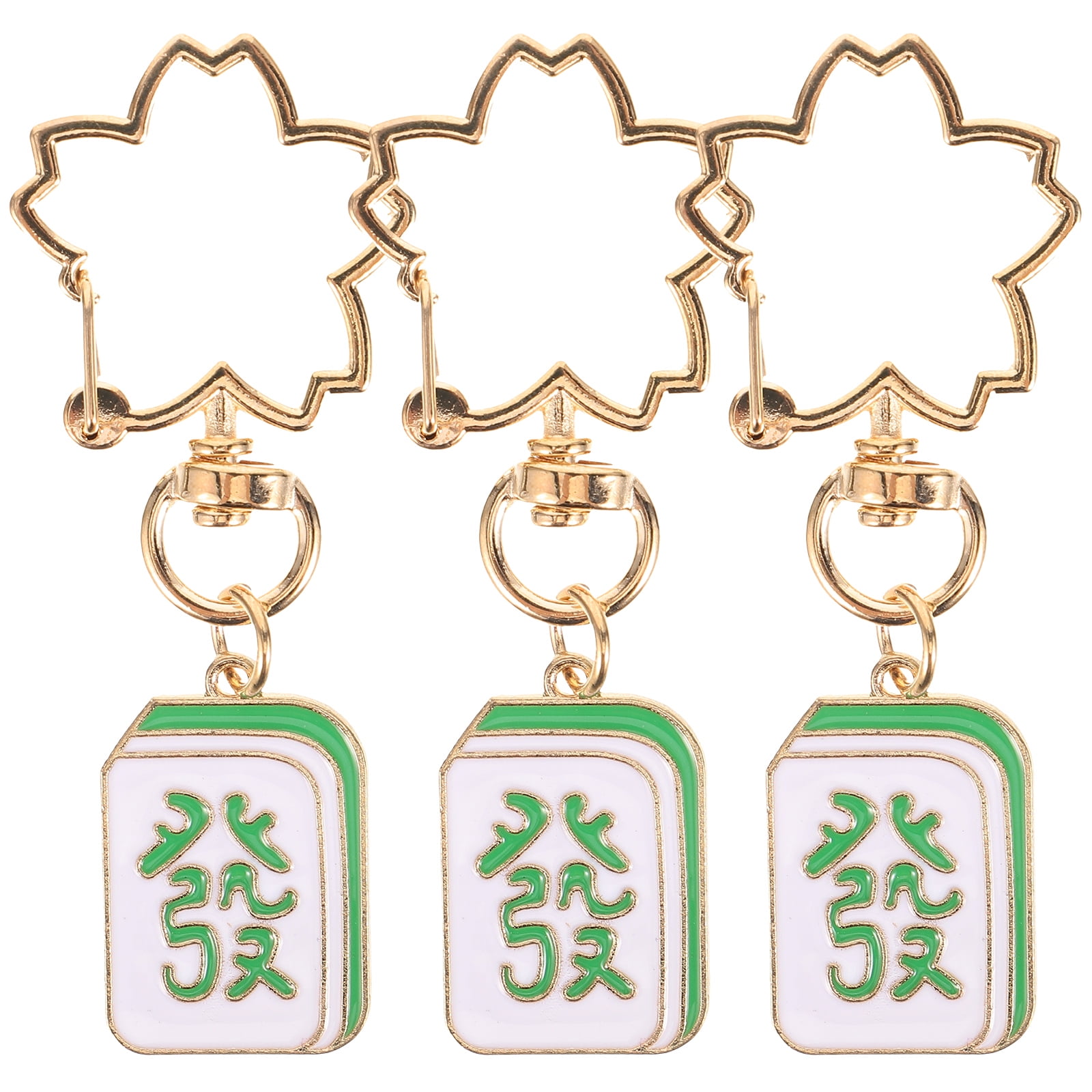 3 Pcs Accessories Mahjong Keychain Lightweight Decoration - Walmart.com