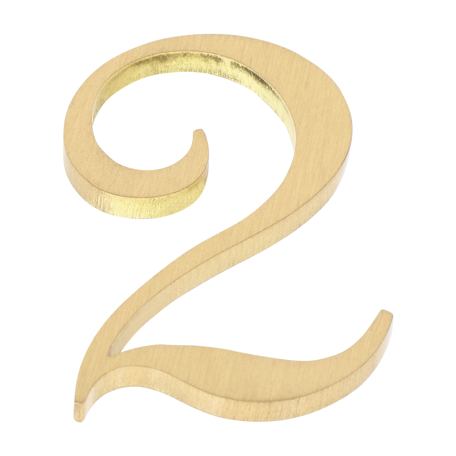 3 Pcs Mailbox Numbers Copper Number Plate Door Number Man 5.2X3.2CM ...