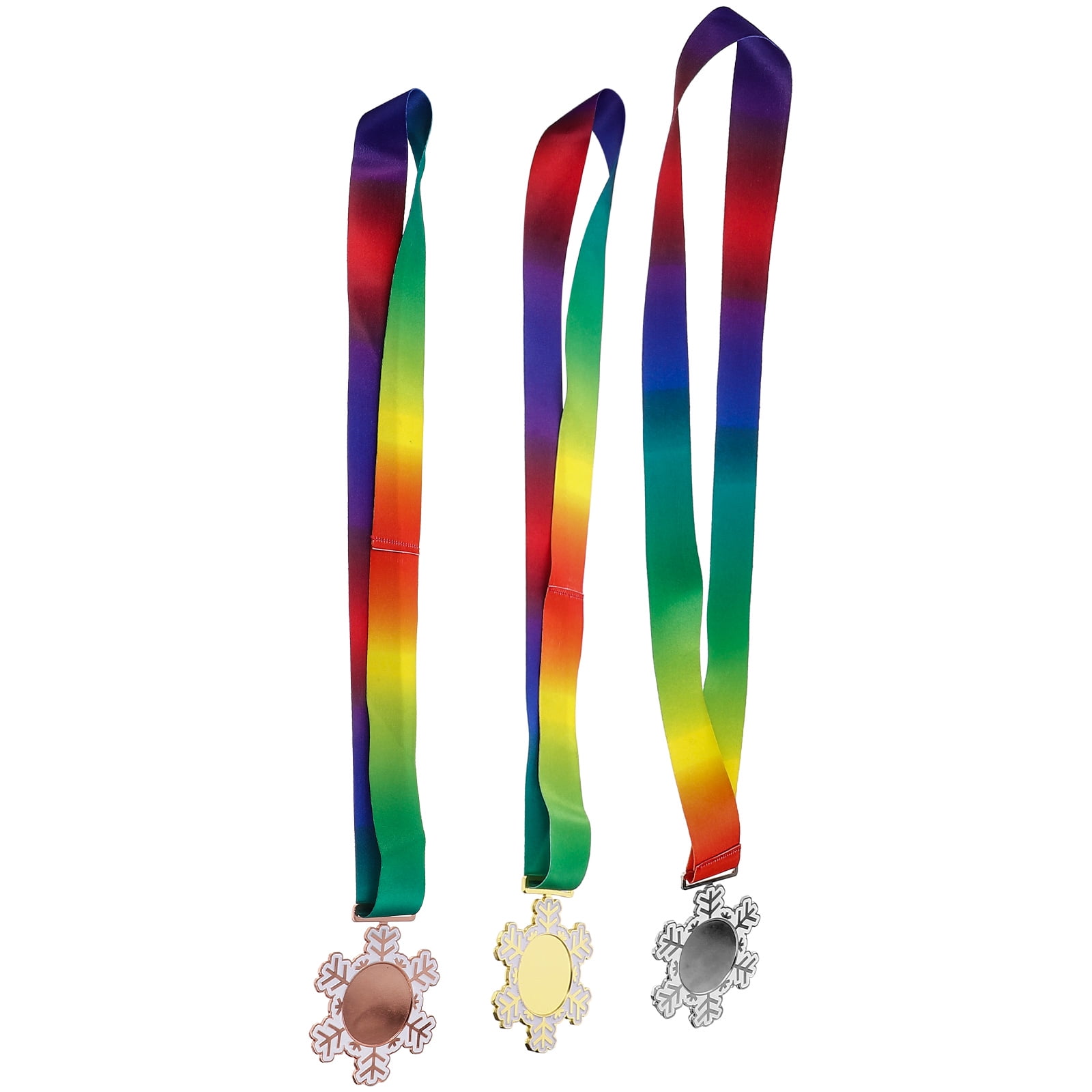 LITINKIMI Kids Medals Set Cartoon Shape Alloy Made 3Pcs 3X3X0.1In ...