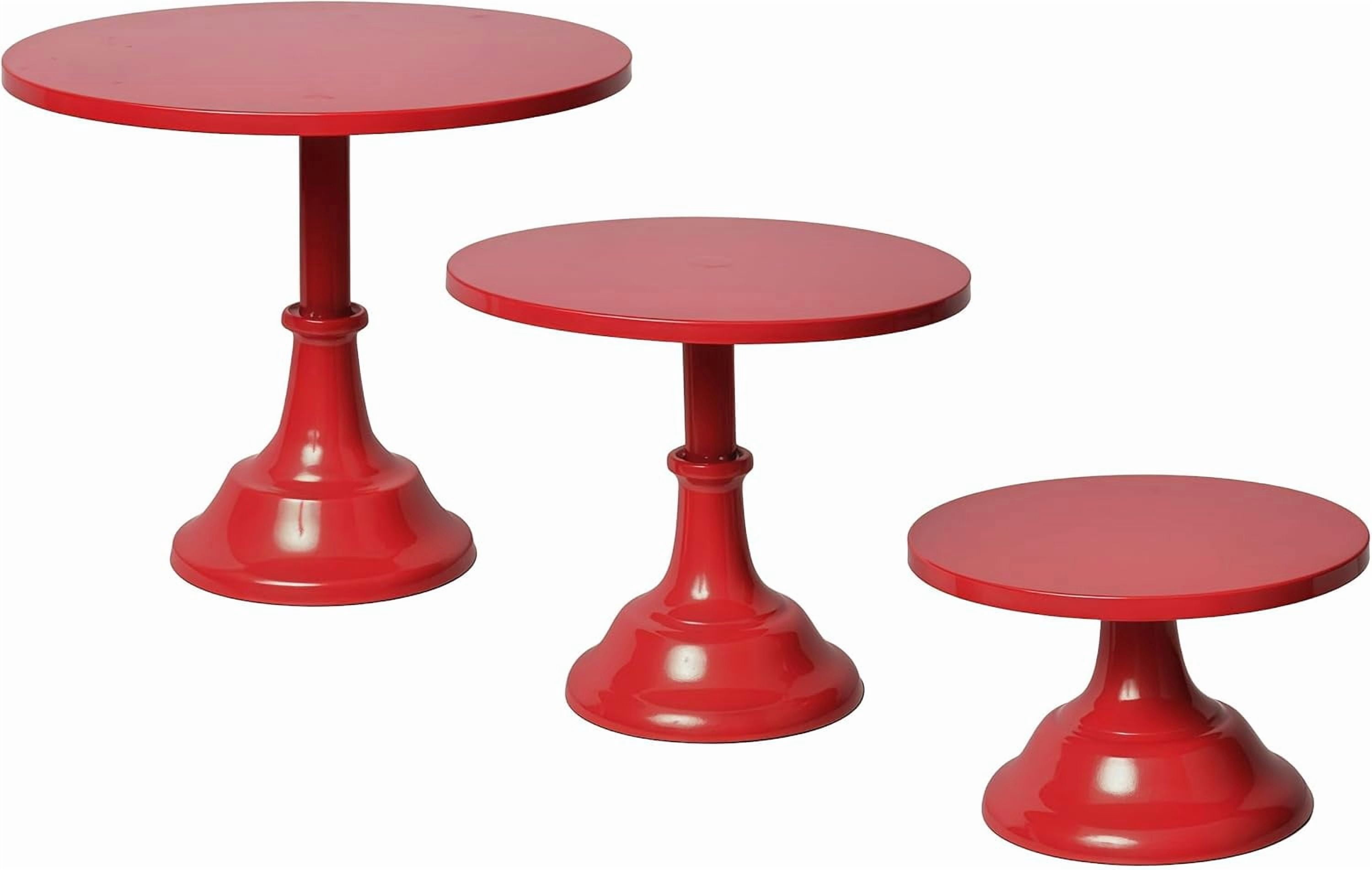 3 Pcs Metal Cake Stand Set 8/10/12 inch Dessert Table Display Perfect ...