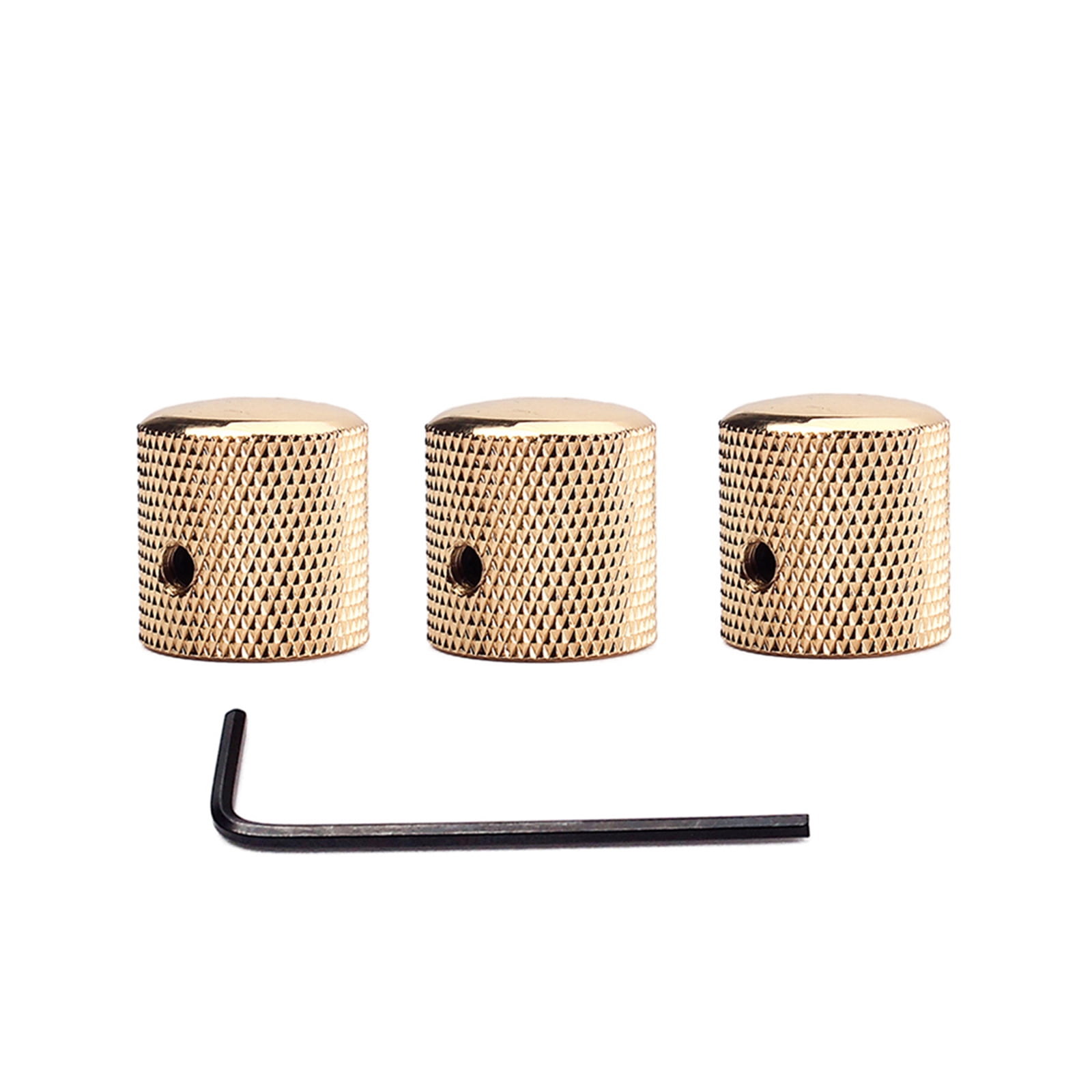 3 Pcs Metal Dome Knobs Guitar Speed Control Knobs Volume Tone Control ...