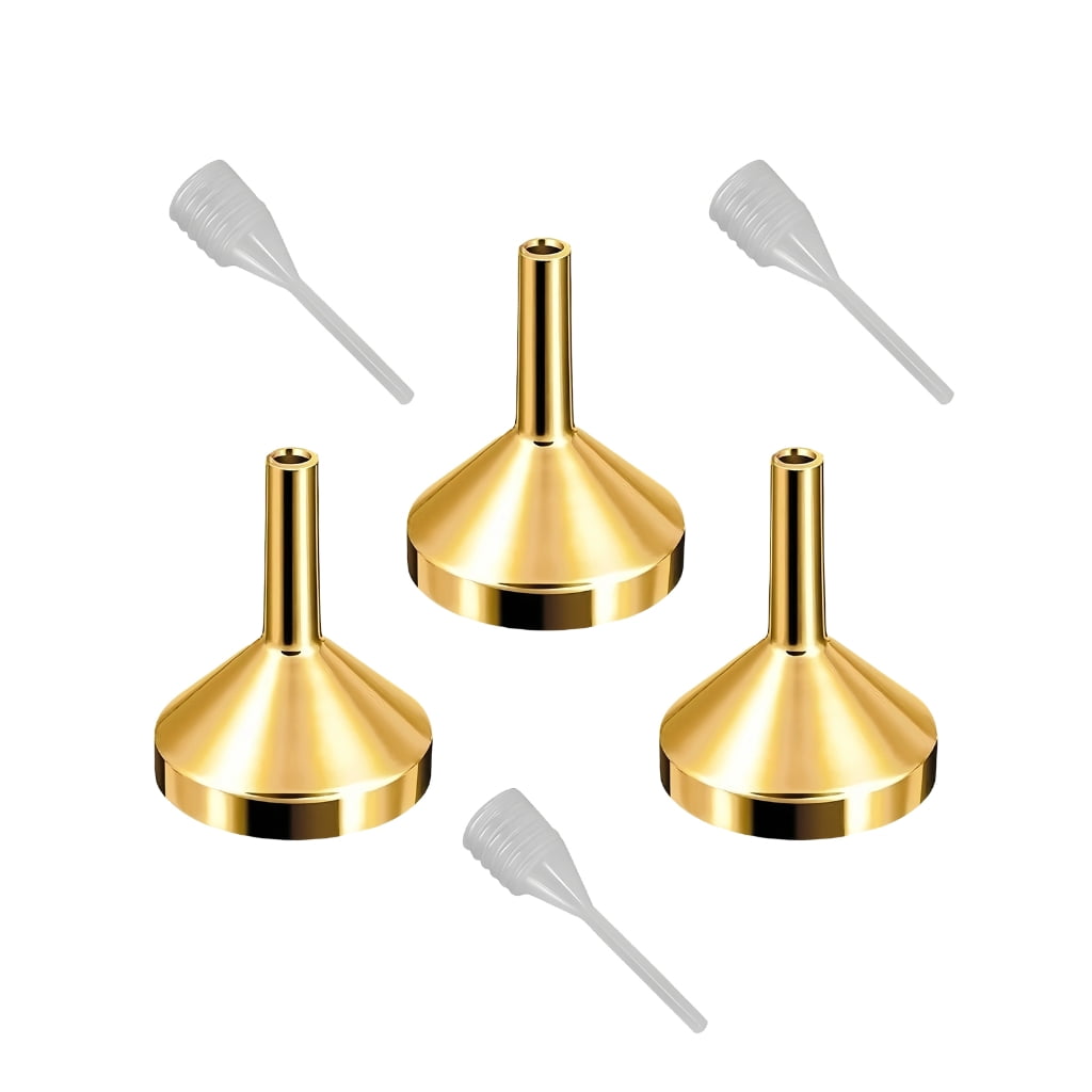3 Pcs Metal Funnel Liquid Transfer Funnel Perfume Funnel Liquid ...