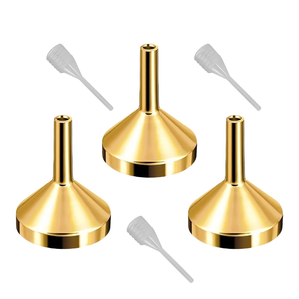 3 Pcs Metal Funnel Liquid Transfer Funnel Perfume Funnel Liquid ...