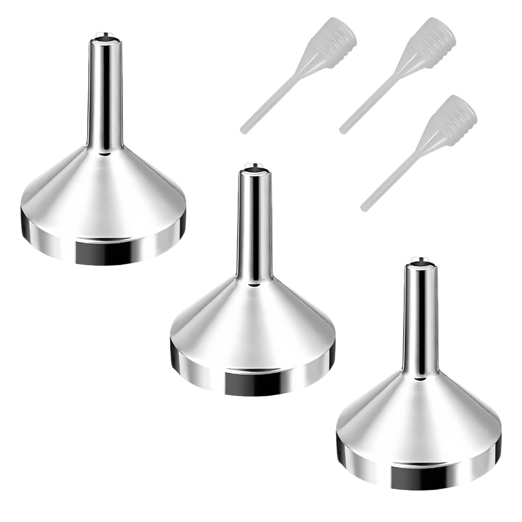 3 Pcs Metal Funnel Liquid Transfer Funnel Perfume Funnel Liquid ...