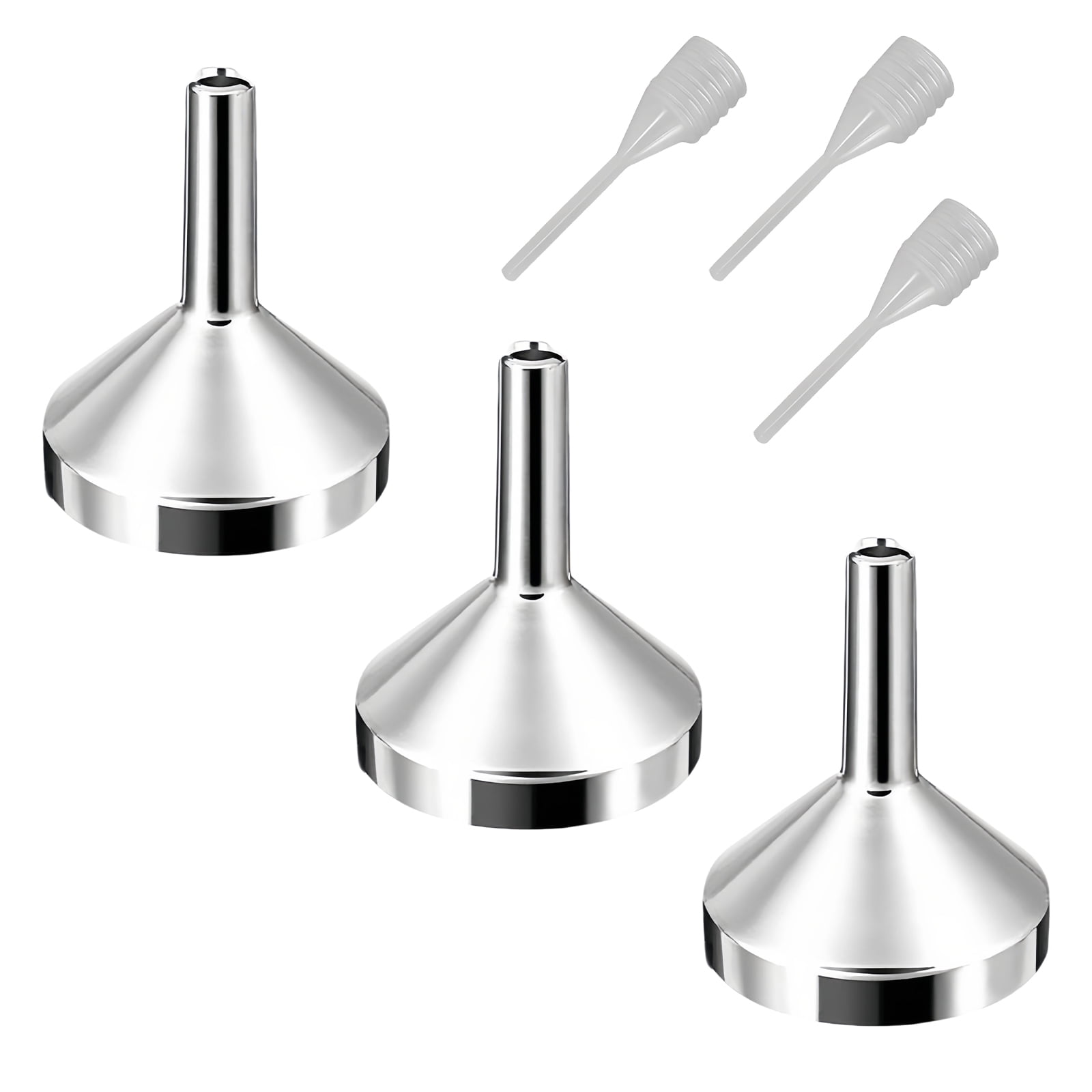 3 Pcs Metal Funnel Liquid Transfer Funnel Perfumes Funnel Liquid ...