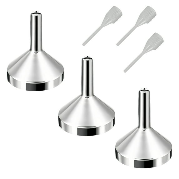 3 Pcs Metal Funnel Liquid Transfer Funnel Perfumes Funnel Liquid ...