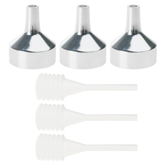 3 Pcs Metal Funnel Small Funnel Powder Funnel Perfumes Funnel Liquid ...