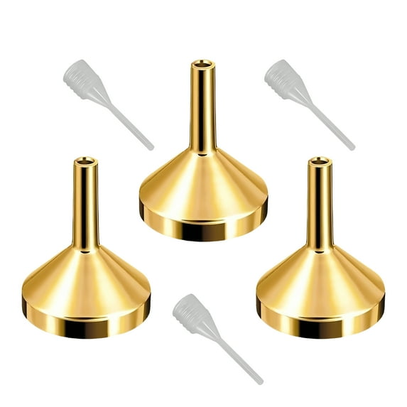 3 Pcs Metal Funnel Small Funnel Powder Funnel Perfumes Funnel Liquid ...