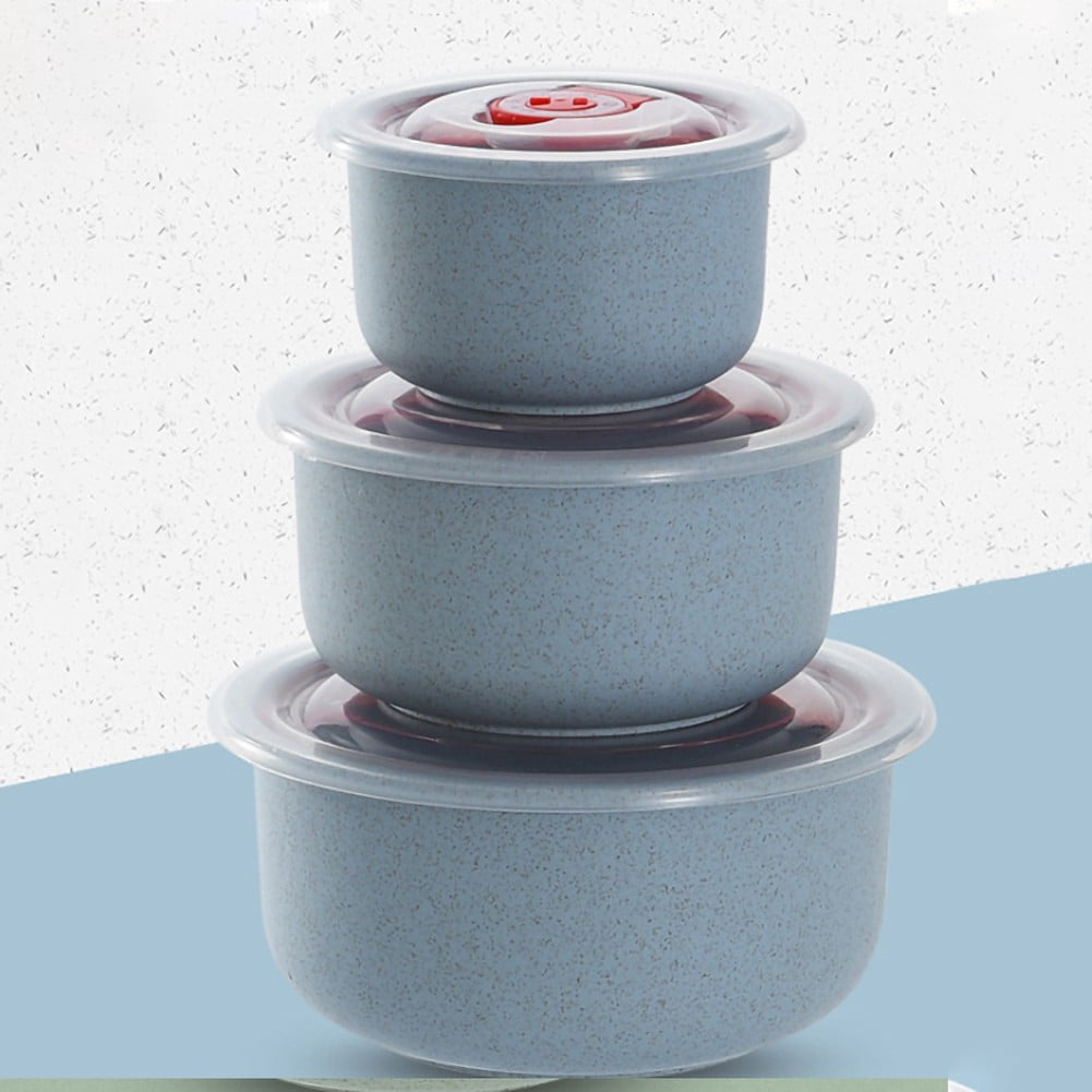 3 Pcs Microwave Cereal Bowls with lids Built-in Vents, Microwave and ...