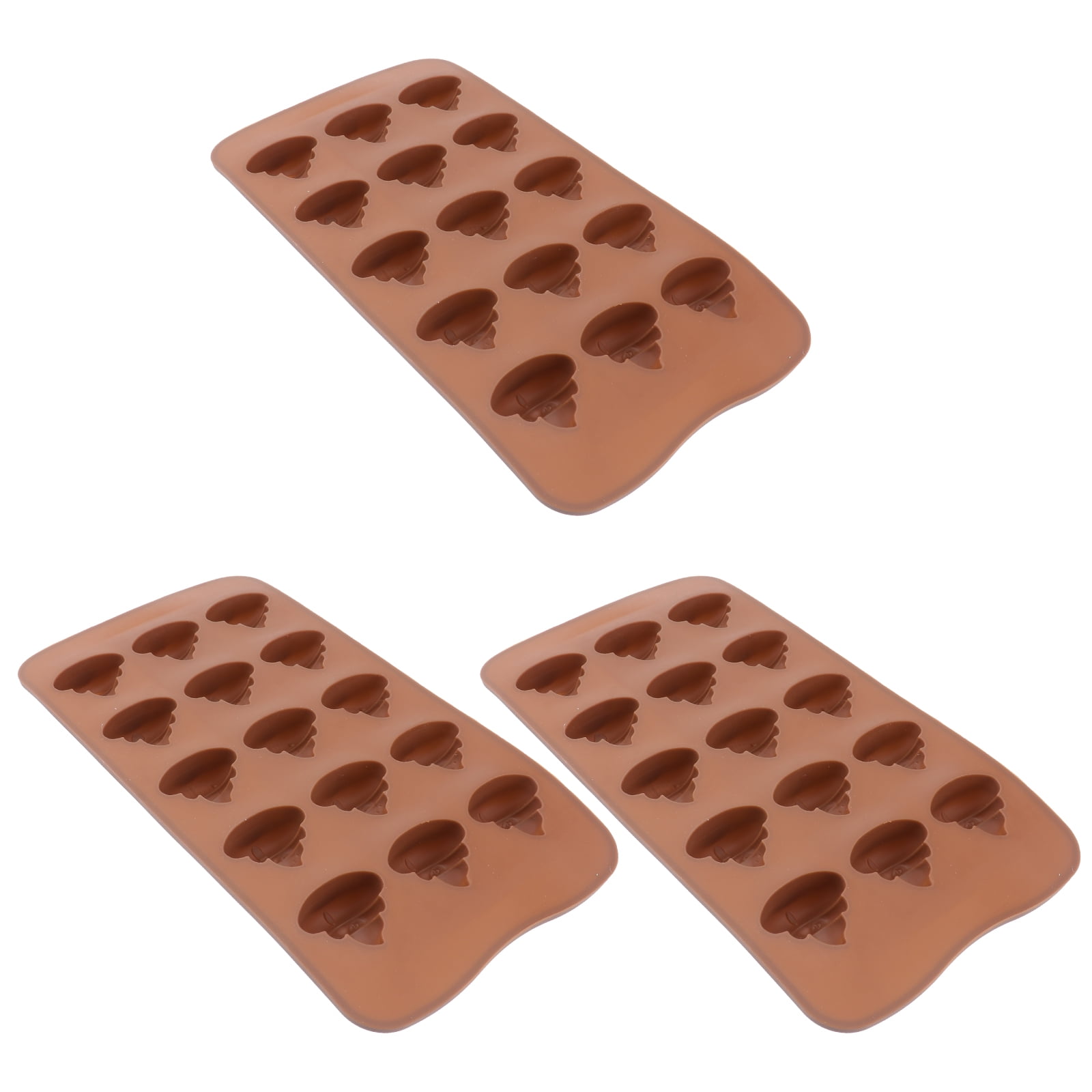 3 Pcs Microwave Safe Mold Freezer Gummy Molds Chocolate Gelatin ...