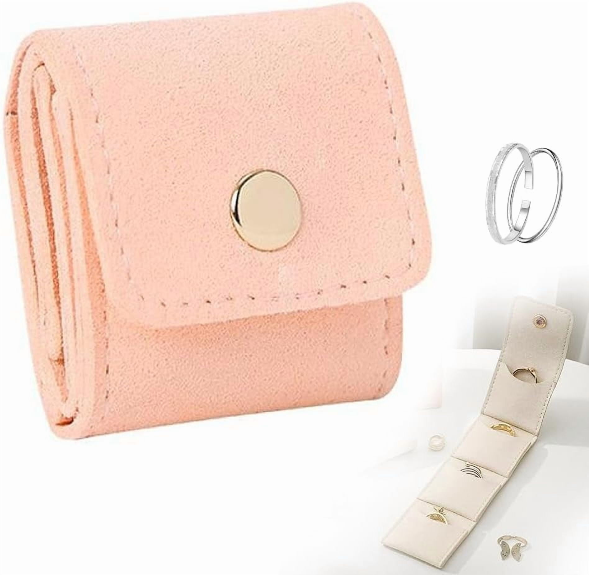 3 Pcs Mini Jewelry Travel Pouch Mini Travel Jewelry Bag Foldable Small ...