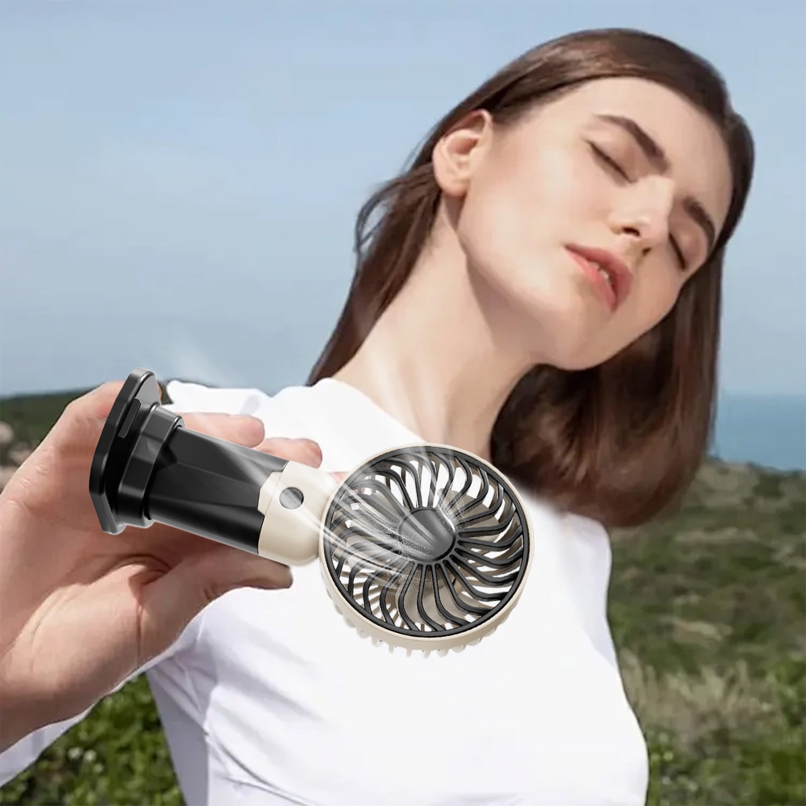 3 Pcs Mini Portable Fan, Cute Handheld Fan Battery Operated Lightweight ...