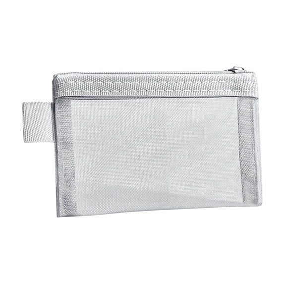 3 Pcs Mini Zipper Mesh Bags,4.3x3 Inch Clear Lightweight Nylon Small ...