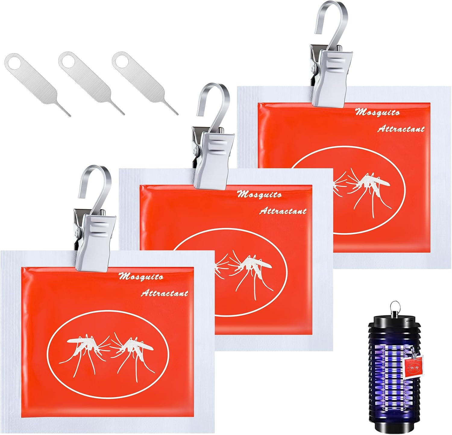 3 Pcs Mosquito Attractants for All Bug Zapper Bait Refill, Safe Lures ...
