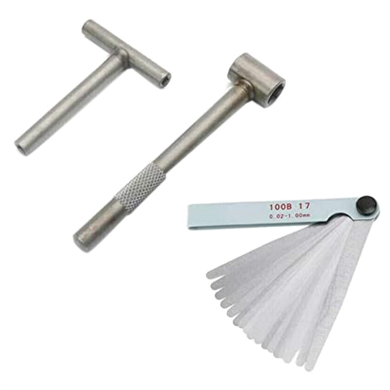 3 Pcs Motorcycle Engine Valve Screw Adjusting Spanner Tool + Feeler ...