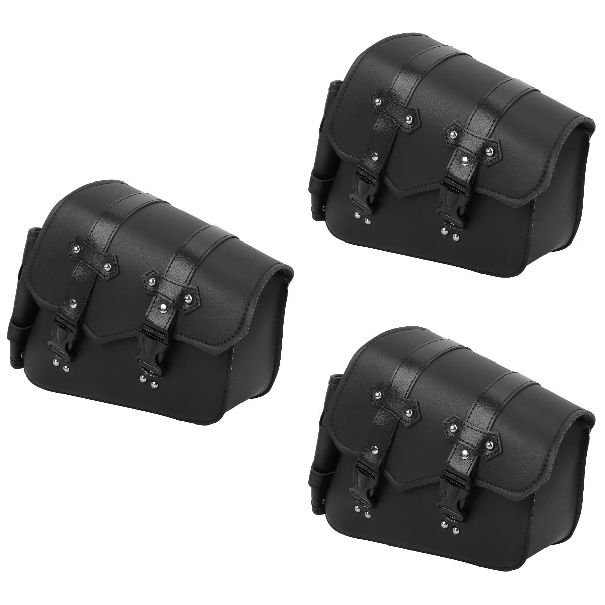 3 Pcs Motorcycle Swing Arm Tool Box Side Bags Set for Motorbike Travel ...