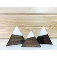 3 Pcs. Mountain Shelf Decor | Shelf Decor Nursery | Mini Wood Mountain ...