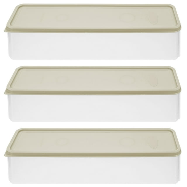 3 Pcs Noodle Storage Box Pasta Container with Lid Can Organizer for ...