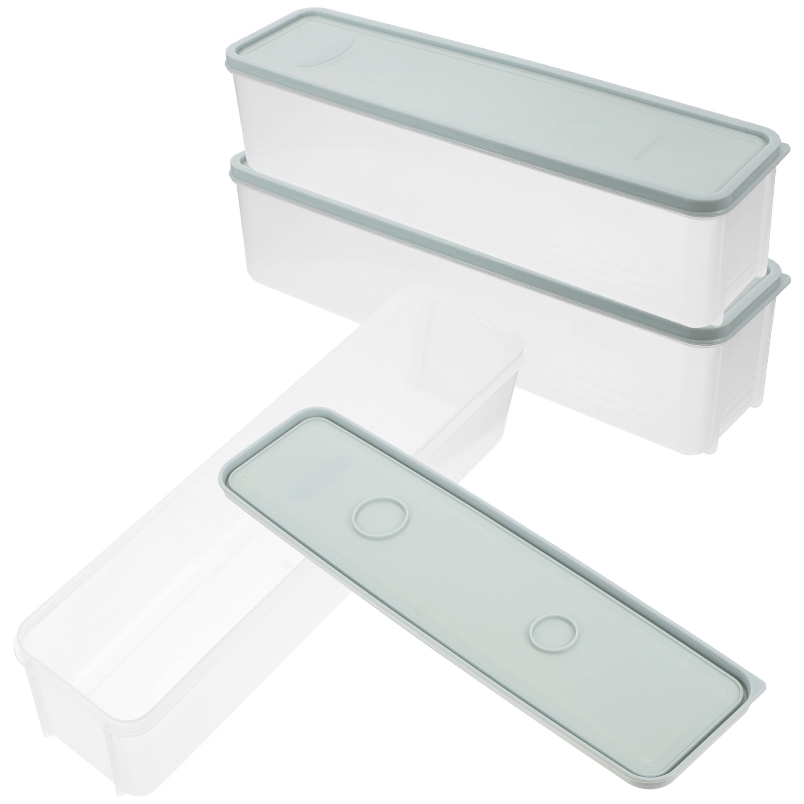 MERRYHAPY PP Pasta Containers Airtight Blue for Home Kitchen Storage ...