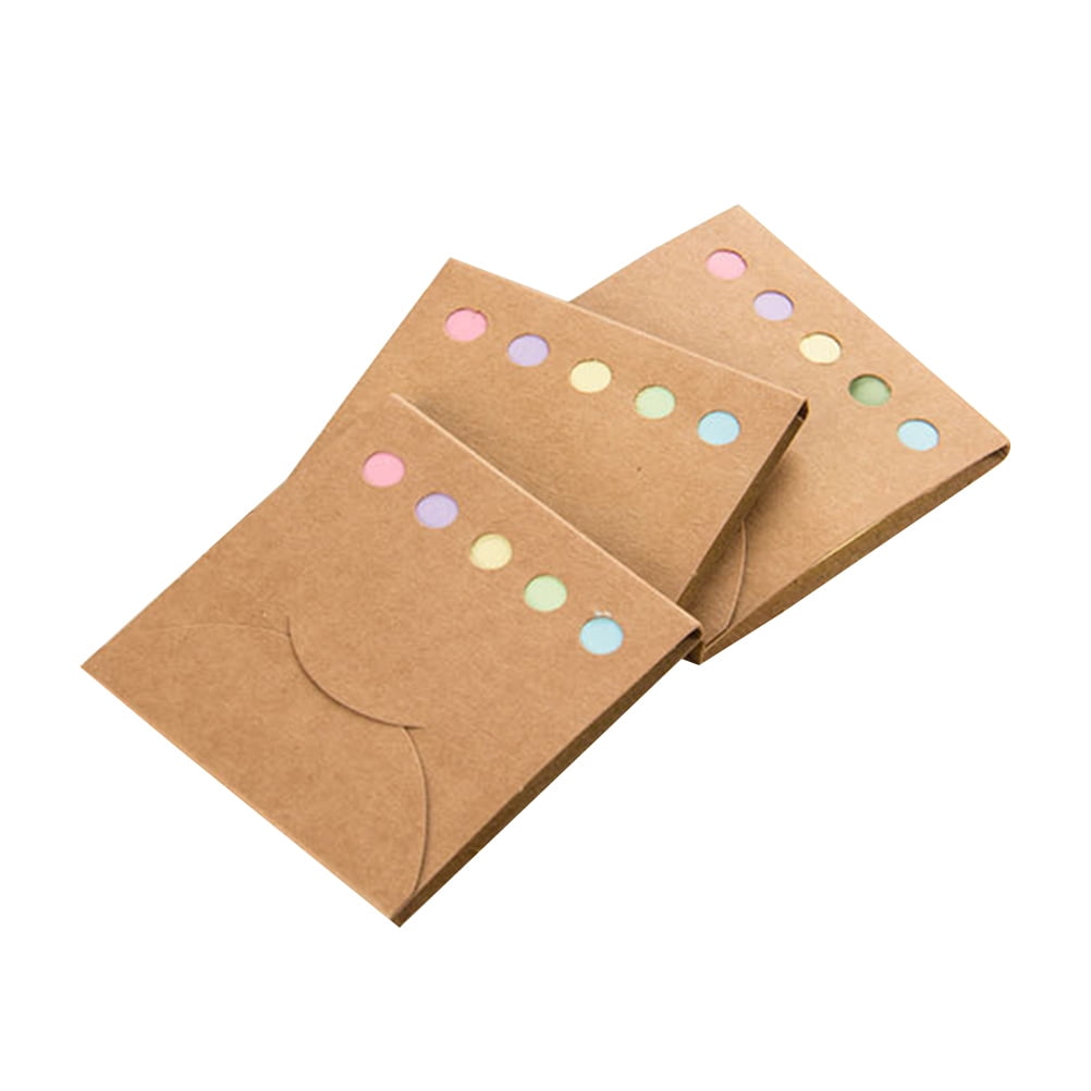 3 Pcs Note Pads DIY Study Cards Portable Notepads Note Folding Memo Pad ...