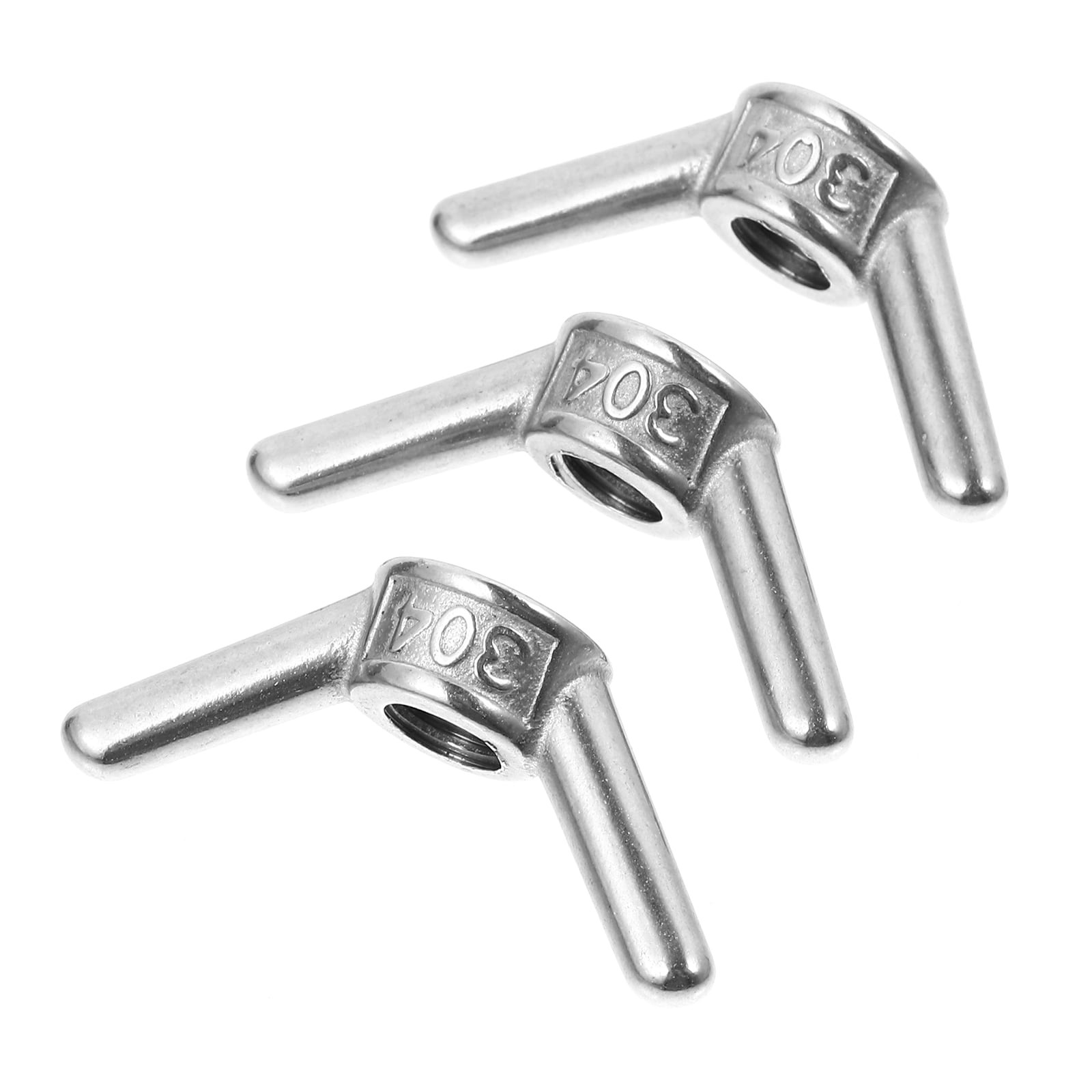 3pcs M10 Wing Nuts Stainless Steel Butterfly Nut Fasteners Hardware ...