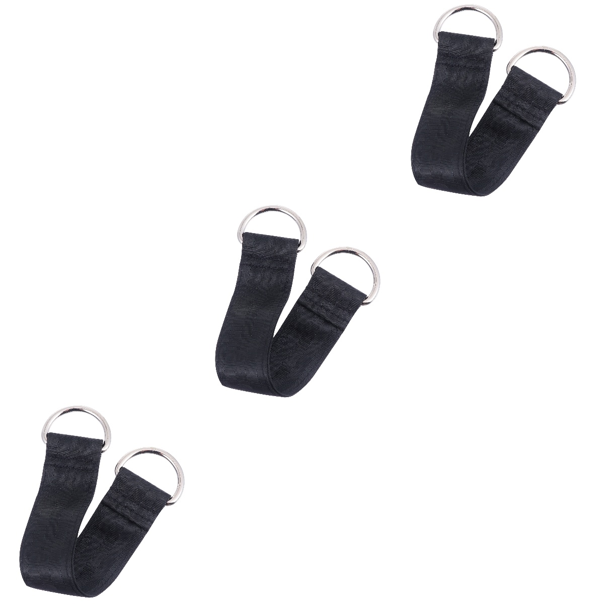 3 Pcs Nylon Stainless Steel Fitness Equipment Exercise Handles ...
