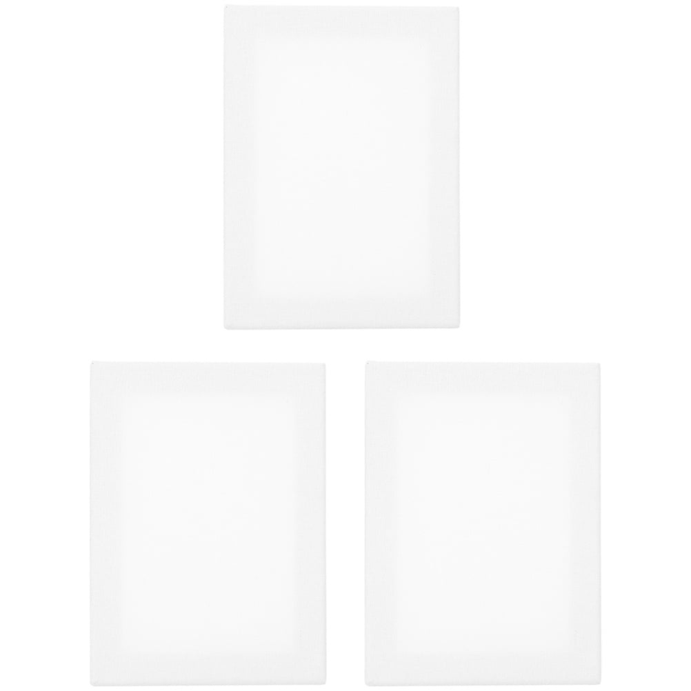 3 Pcs Oil Painting Board Canvas Panel for Kids Manual Square Boards ...