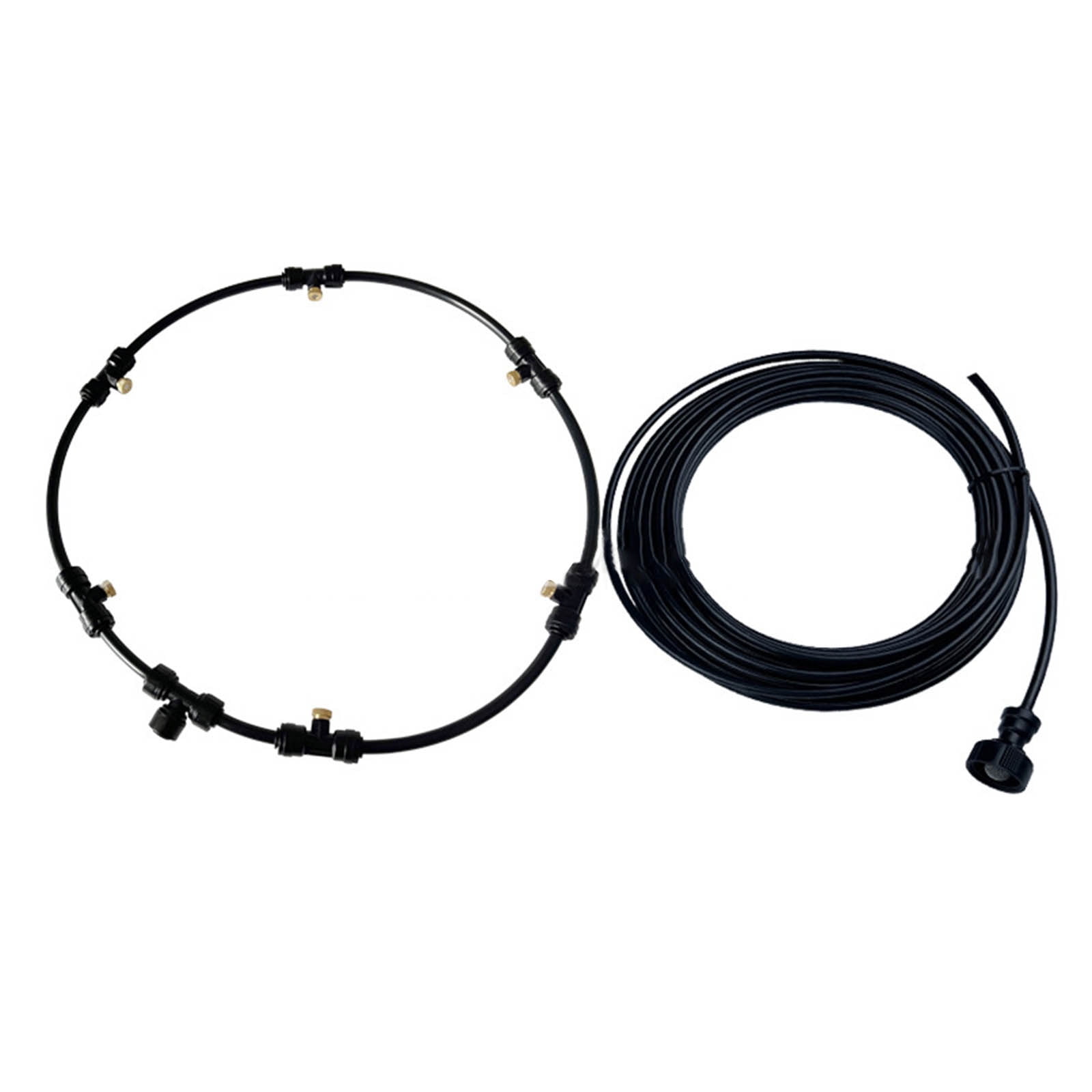 3 Pcs Outdoor Misting Fan Cooler Kit with 4 Brass Nozzles 16inch ...