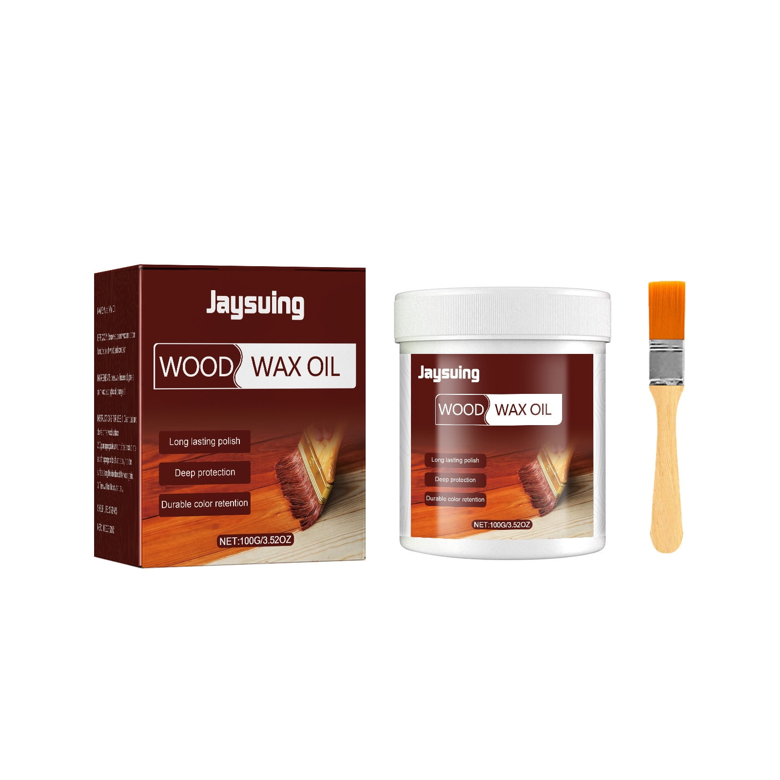 3 Pcs Outdoor Wood Wax Oil for Solid Wood Furniture Floors Stairs ...